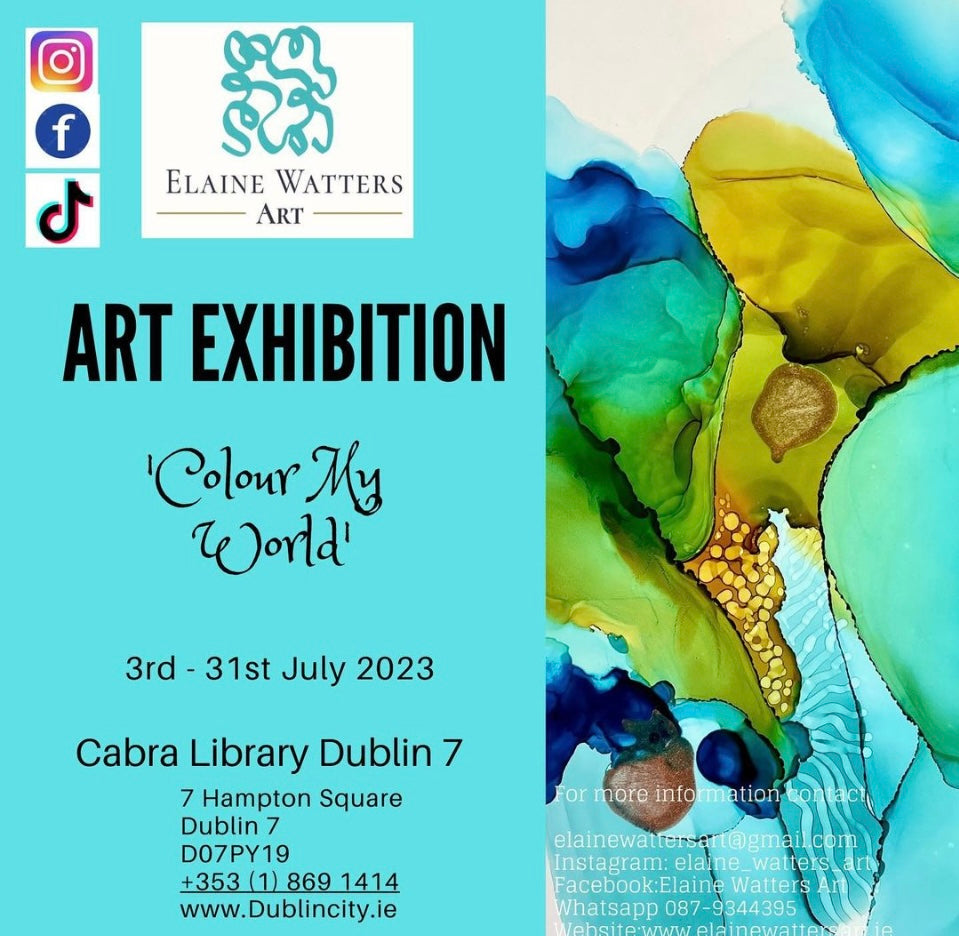 Colour My World Exhibition - July 2023 – Elaine Watters Art